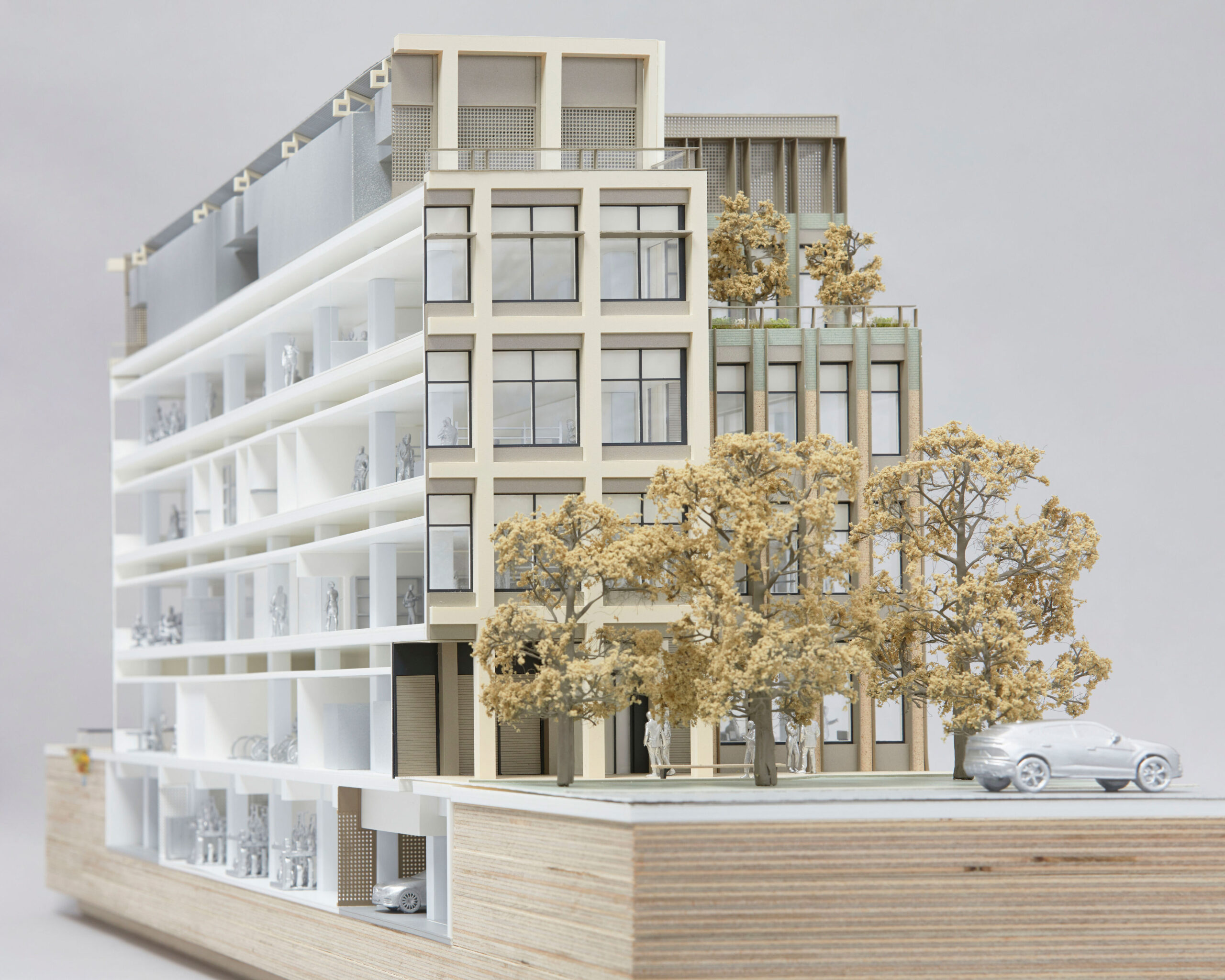 Make models: Station Row section model - Make Architects